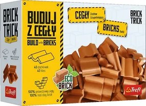 Trefl - Stavebnice - BRICK TRICK Balení střešních tašek / 40 ks / věk