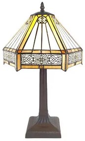 Stolní lampa Tiffany ART DECO Clayre &amp; Eef 5LL-6125