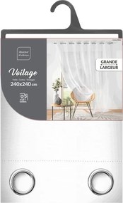 Bílá voálová záclona 240x240 cm Lissea – douceur d'intérieur