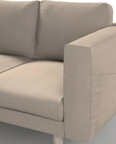 Potah na pohovku IKEA Norsborg 3-místná barva béžová látka pletený vzor
