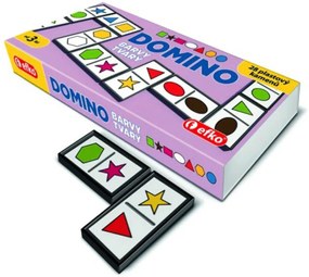 EFKO HRA Domino naučné barvy a tvary *SPOLEČENSKÉ HRY* ef54922