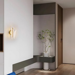 Toolight Nástěnné LED osvětlení Glamour G030-W zlaté