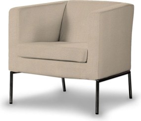 Potah na křeslo IKEA Klappsta barva béžová látka pletený vzor
