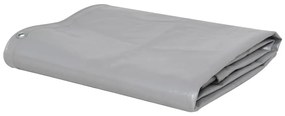 Plachta 650 g/m² 1,5 x 6 m šedá 144887