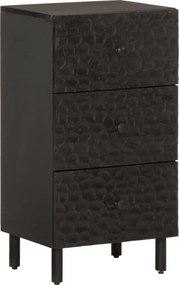 vidaXL Odkládací skříňka 40x33x75 cm masivní mangovníkové dřevo [356914] Barva: Černá