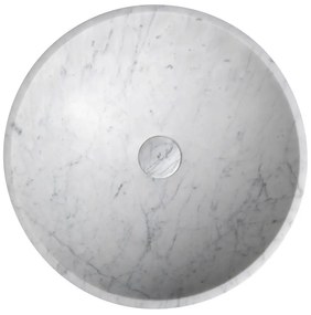 Sapho BLOK kamenné umyvadlo 42 x 14 cm, carrara bílá mat 2401-42