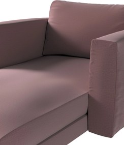 Potah na IKEA Norsborg šezlong s loketními opěrkami barva fialová látka sametová