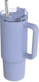 Quokka Stream levandulový / Termohrnek s brčkem / 950 ml