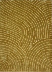 BE Koberec Zen Garden Collection 2402 YELLOW - žlutý obdélníkový Rozměr: 160x220 cm