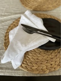 Tom Linen Lněná utěrka Bílá Velikost: 50x70cm