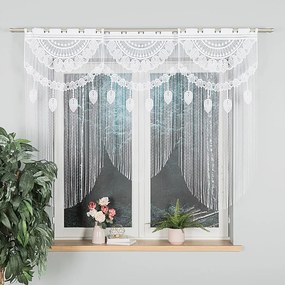 Panelová dekorační záclona na tyčovou gárnyž RANI šířka 60 cm výška od 120 cm do 140 cm (cena za 1 kus panelu) MyBestHome Rozměr: 60x140 cm