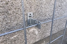 Treláž – opora pro rostliny 195 × 195 cm ✔ S 9 držáky pro montáž na stěnu