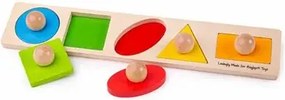 Bigjigs Baby Vkládací puzzle tvary / od 3 let