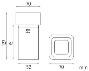 Nimco Sklenka na kartáčky -