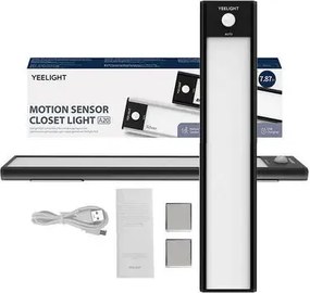 Yeelight Closet Sensor Light A20 (20cm) černá / osvětlení do šatníku /