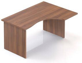 Ergonomický stůl Visio 140 x 100 cm, pravý, ořech