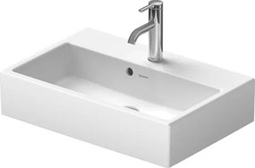 Duravit Vero air - Umyvadlo do nábytku Compact, s přepadem, 600x400 mm, 1 otvor na baterii, bílá 2368600000