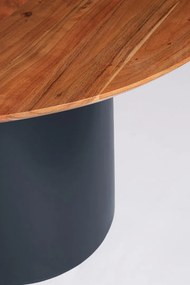 BIZZOTTO Designový jídelní stůl OJAS tmavě modrý 115 cm 0747148