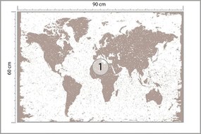 Fototapeta Mapa Světa Strukturální vinyl 450x300