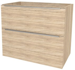 Mereo Mereo, Mailo, koupelnová skříňka 81 cm, chrom madlo, Multidecor, CN591SDBAR