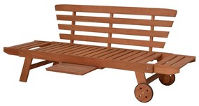 Hnědá dřevěná zahradní lavice Rincon – Garden Pleasure