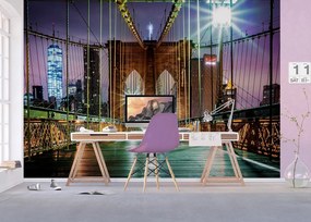 Fototapeta na míru Cesta Přes Brooklynský Most | Vliesová fototapeta na zed' | DFTNXXL2439