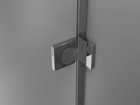 Mexen Lunar-F L skládací sprchové dveře levé 140 cm, transparentní, chrom - 836SL-140-050-01-00-L