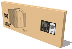 G21 zahradní domek GAH 706 255 x 277 x 198 cm šedá