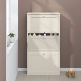 Béžový matný výklopný botník 70x130x19 cm Heide – Støraa