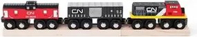 Bigjigs Rail CN nákladní vlak + koleje / od 3 let
