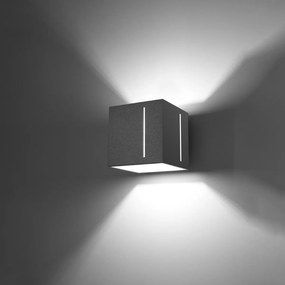 Sollux Lighting Nástěnné svítidlo PIXAR šedé