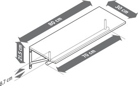 Tchibo - Věšák na šaty - barva: bílá