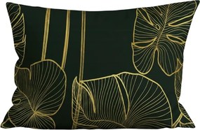 Povlak na polštář z mikrovlákna VENECIA 70x90 cm, tmavě zelený