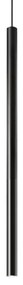 Ideal Lux Závěsné LED svítidlo ULTRATHIN round, v.40cm Barva: Černá, Stmívání, řízení: bez stmívání