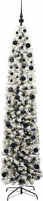 Umělý vánoční stromeček Zelená 210 cm PVC, ocel a plast 3395032