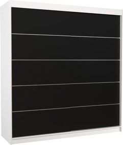 ADRK Furniture Skříň s posuvnými dveřmi ESTEVA 200 ADRK-SW-EST-WB-200