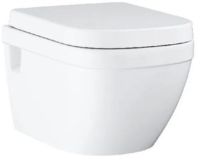 Grohe Euro Ceramic - Závěsné WC se sedátkem softclose, rimless, alpská bílá 39703000