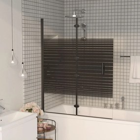 Skládací sprchový kout ESG 120 x 140 cm černý 150742