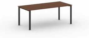 Jednací stůl INFINITY s černou podnoží 2000 x 900 x 750 mm, třešeň