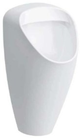 Sanela - Pisoár Caprino Plus Rimless s radarovým splachovačem, 6 V, bílá SLP 49RB