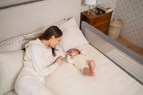 MoMi LEXI XL PLUS Zábrana na postel béžová