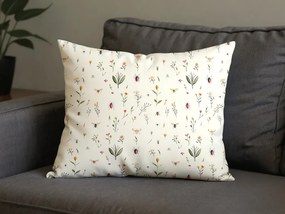 Povlak na polštář z mikrovlákna INSECTA 50x70 cm, krémový