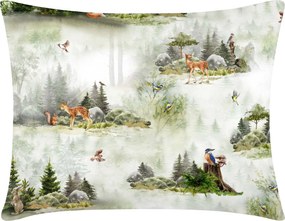 Bavlněný povlak na polštář Zvířátka Velikost: 70 x 90