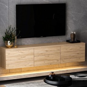 Kalune design Dřevěný TV stolek NEON 160x32 cm 382NRC1128