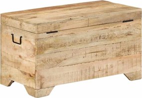 Úložná truhla masivní hrubé mangovníkové dřevo 328293