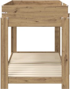 Patrová postel pro děti Artisanový dub 80 x 200 cm 3410530