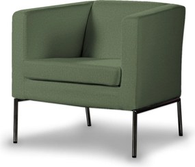 Potah na křeslo IKEA Klappsta barva zelená látka pletený vzor