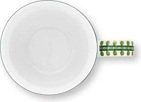 Pip Studio Lily &amp; Lotus hrnek 350ml, zelený (Porcelánový hrnek)
