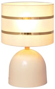 Stolní lampa HELEN 1xE27/15W/230V krémová/zlatá