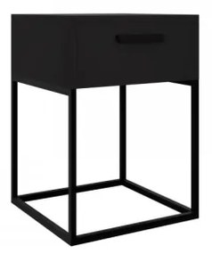 Noční stolek Cypis 3, Barva: černá / artisan